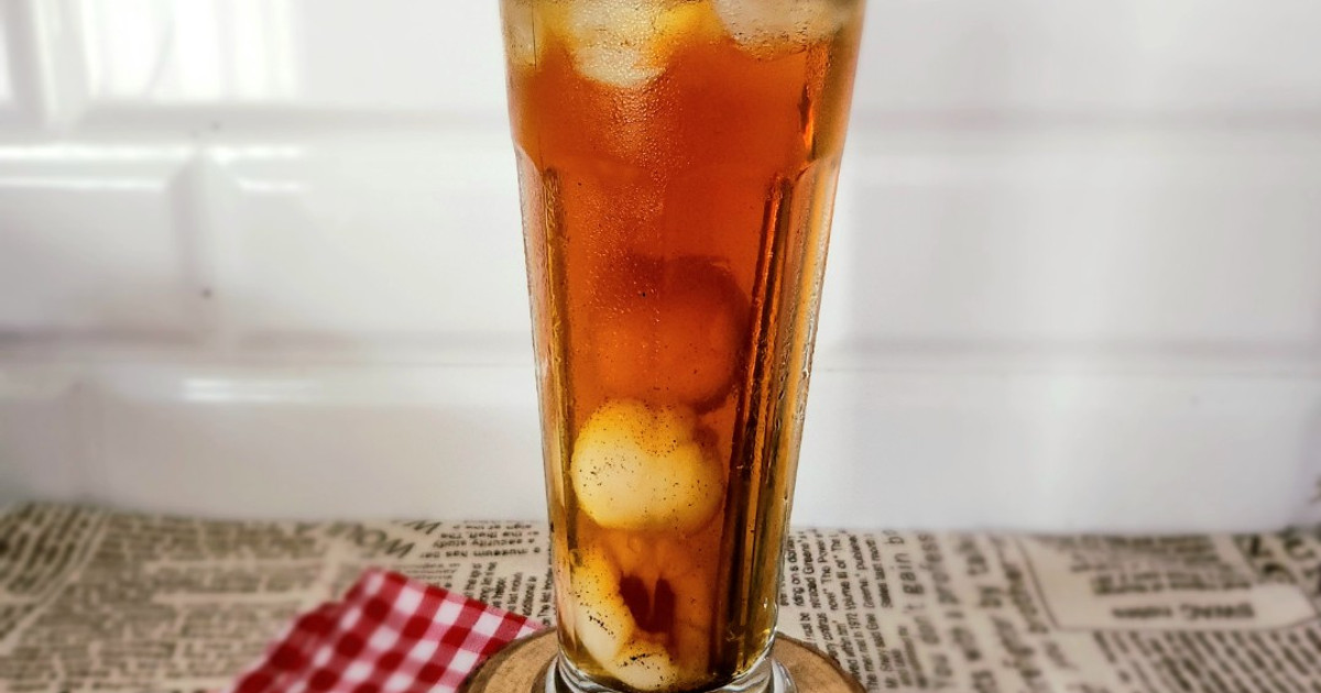 Resep Lychee Ice Tea (Es Teh Leci) oleh MAMA EKA - Cookpad