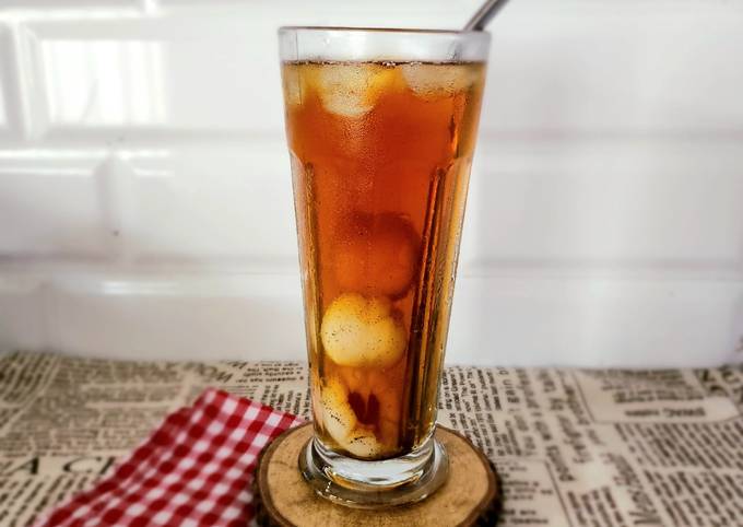 Resep Lychee Ice Tea (Es Teh Leci) oleh MAMA EKA - Cookpad