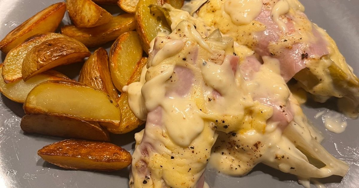 Chicory With Ham And Cheese (Witlof Met Ham En Kaas) Recipe by ...