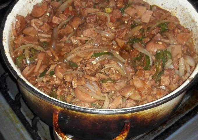 Discada mexicana !!! Receta de Caro Salinas - Cookpad