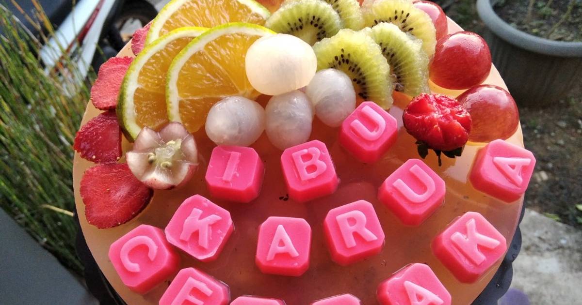 Resep Pudding buah oleh noveliamay - Cookpad