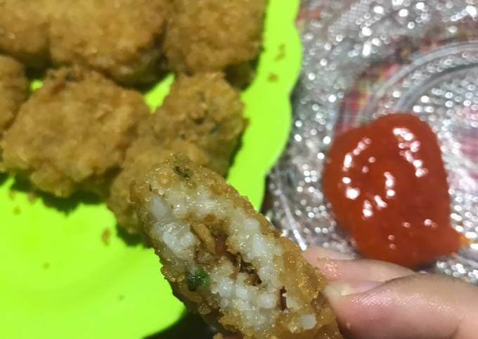 Resep Lemper Goreng KW/Nugget Nasi Isi Abon oleh Efya Norilda - Cookpad
