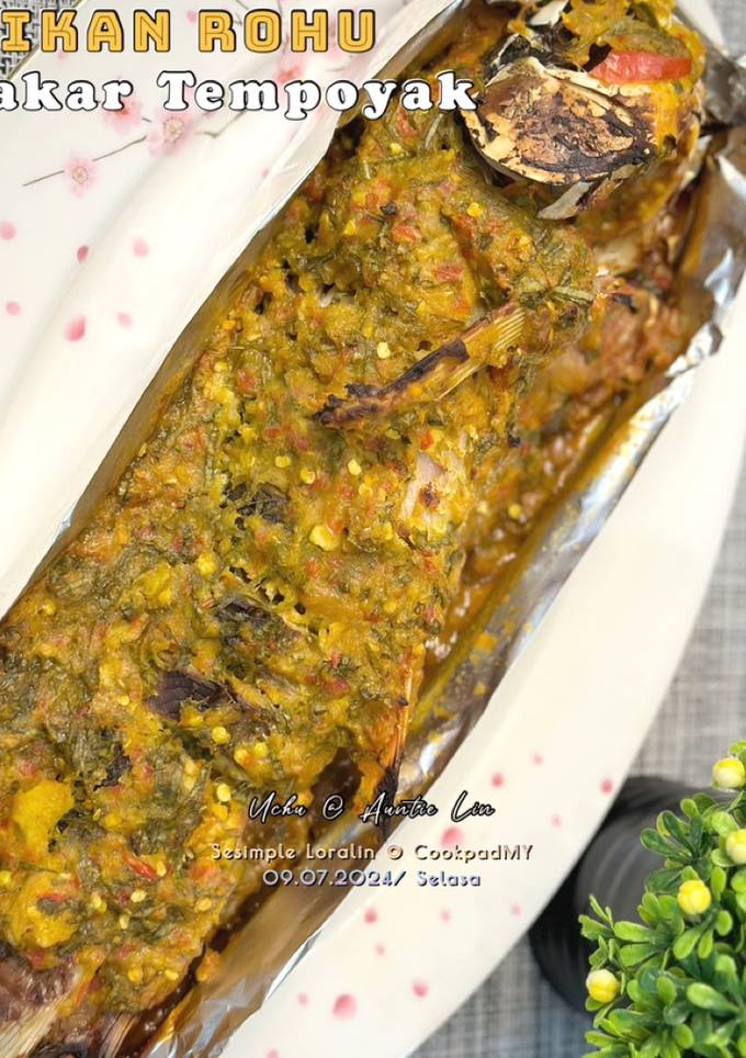 Resipi Ikan Rohu Bakar Tempoyak oleh Sesimple Loralin - Cookpad