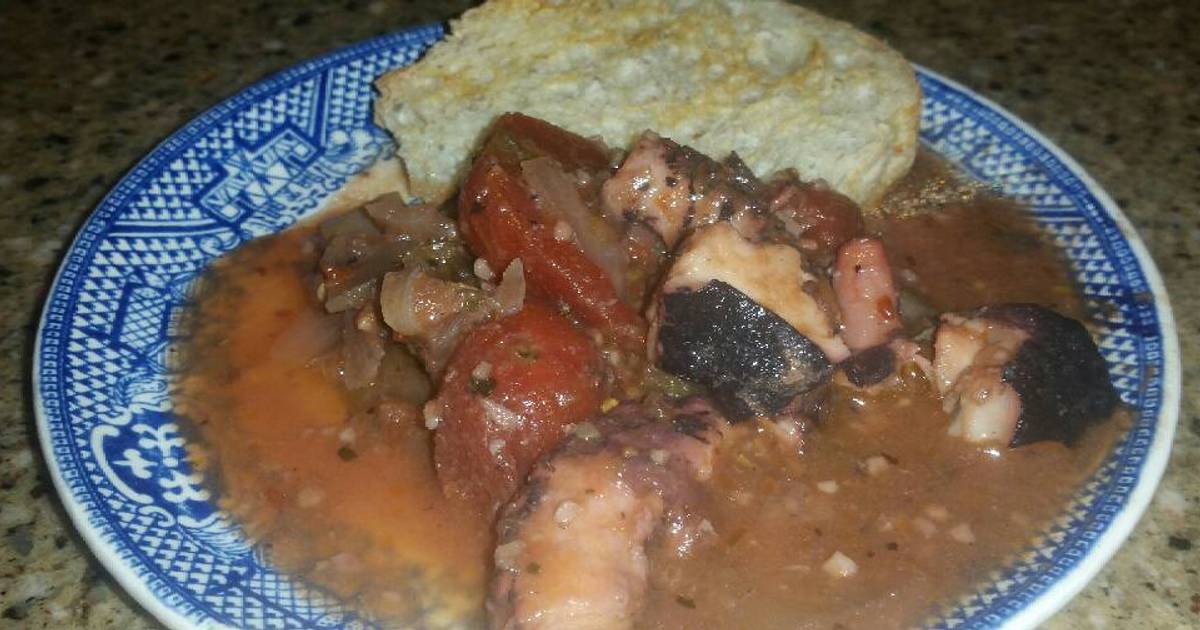 Stewed octopus Recipe by dazednene - Cookpad