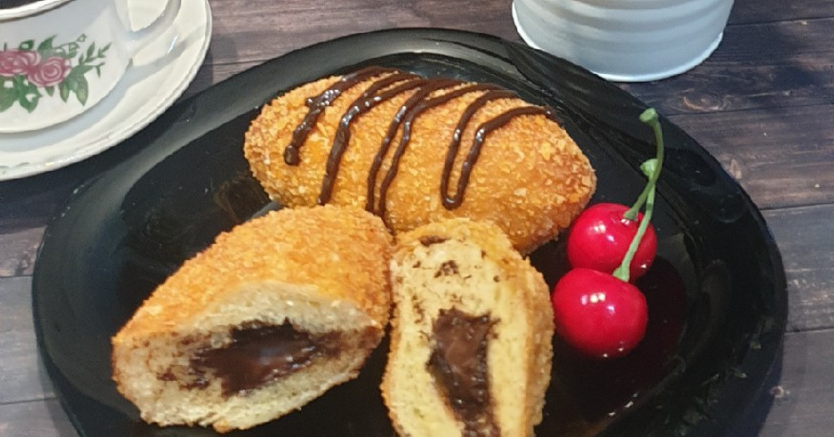 Resep 166. Roti Goreng Coklat oleh Ibu Endah - Cookpad