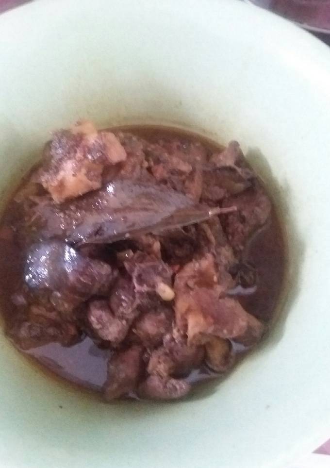 Resep Semur ati ampela ala rumahan oleh Ratih Indrasari - Cookpad