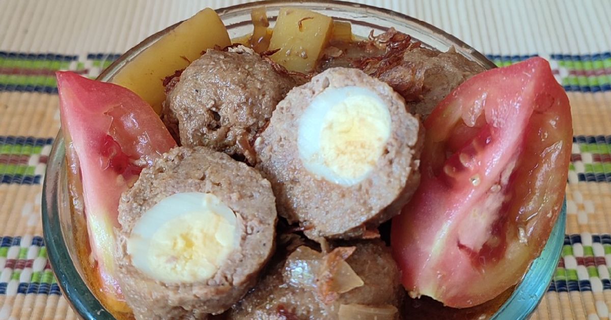Resep Semur Daging Giling Telur Puyuh (Mpasi 1+) oleh Dewi Kumala - Cookpad