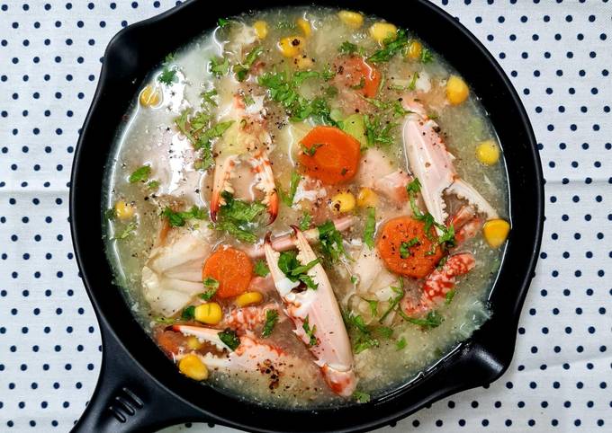 Crab treasure soup Recipe by S.Naziha Nilopfer - Cookpad