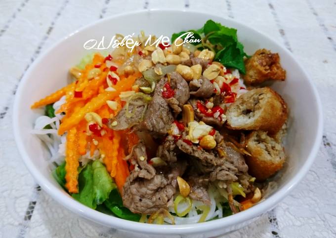 Cách Làm Món Bún Bò Xào Sả Chả Giò Của QuÂn NguyỄn Cookpad