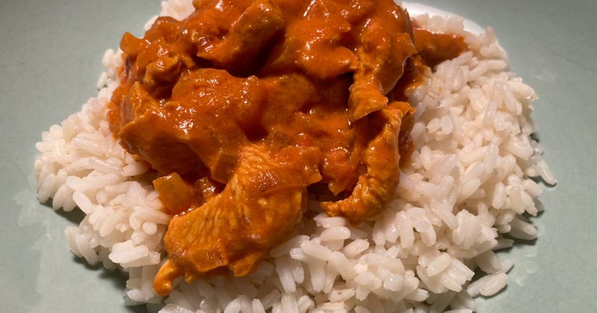 Akoho sy voanio (Pollo en leche de coco) Receta de