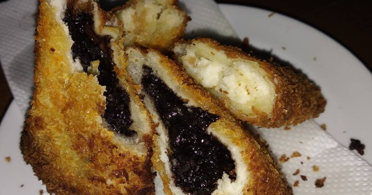 Resep Roti Tawar goreng isi oreo dan keju oleh Bunga - Cookpad