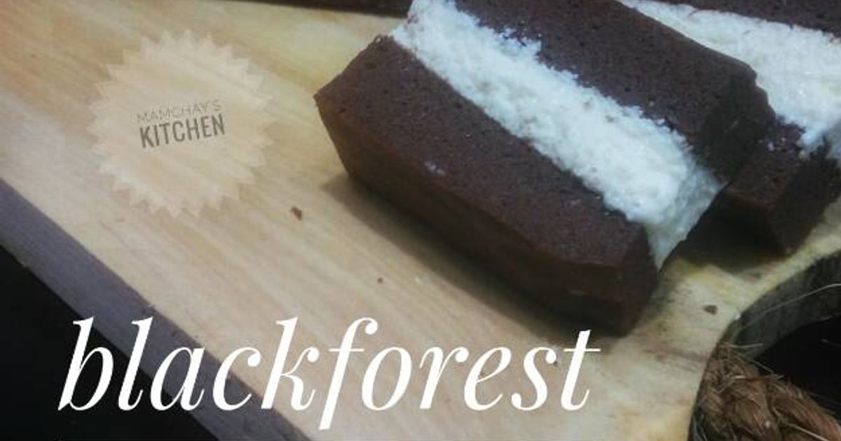 3 resep black forest rum panggang loyang 20 enak dan mudah - Cookpad