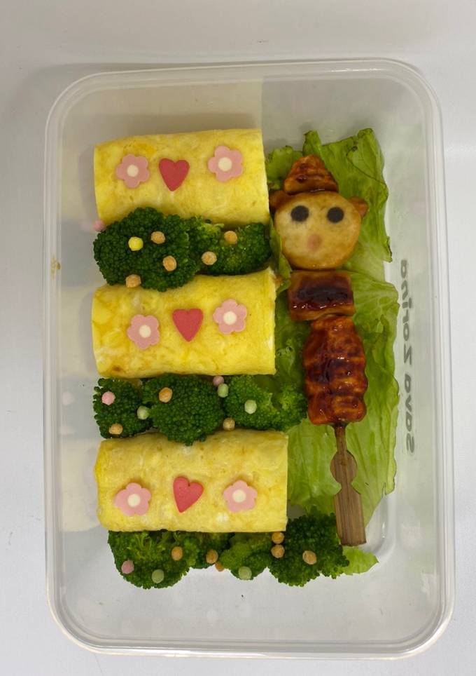 Resep Nasi gulung telur bekal anak sekolah oleh nesha - Cookpad