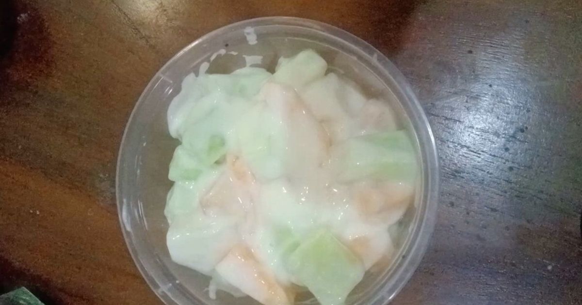 Resep Salad Buah (Melon, Pir, Apel Hijau, Mangga) oleh Gita Alen - Cookpad