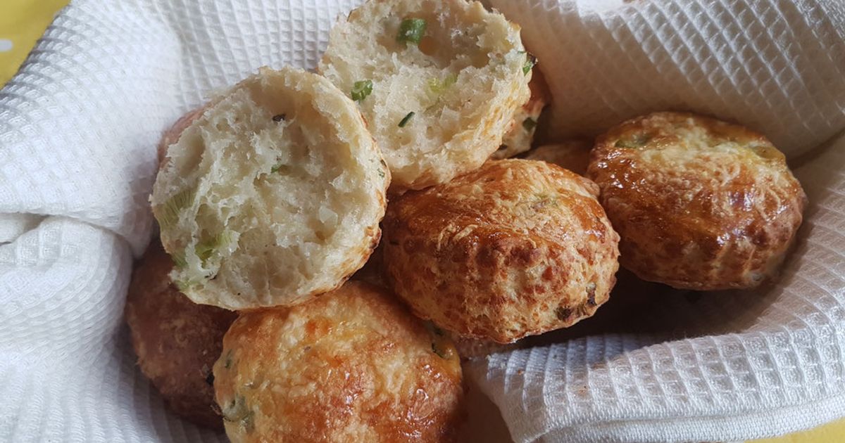 Cheese & Spring Onion Scones Recipe by The Credit Crunch Cooke (Sarah ...