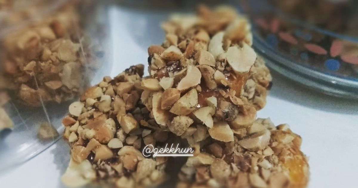 Resep Cookies Nougat / Kue Kering Nougat oleh Gek Khun (GK) - Cookpad
