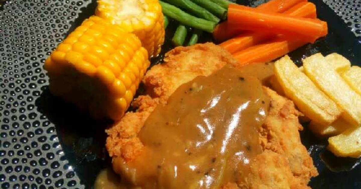 Resep Crispy Chicken Steak oleh Andrenia Giawati - Cookpad