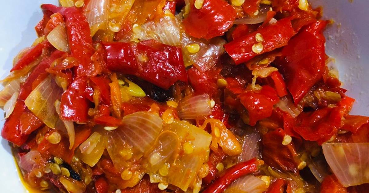 Resep Balado merah padang (gampang dan anti gagal) Buka puasa atau ...