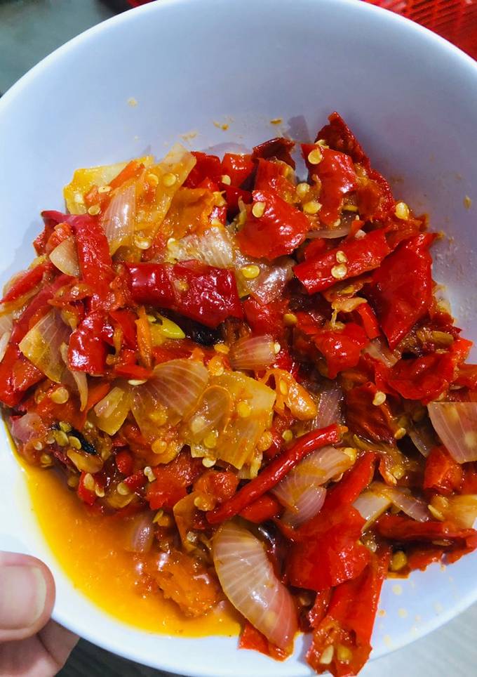 Resep Balado merah padang (gampang dan anti gagal) Buka puasa atau ...