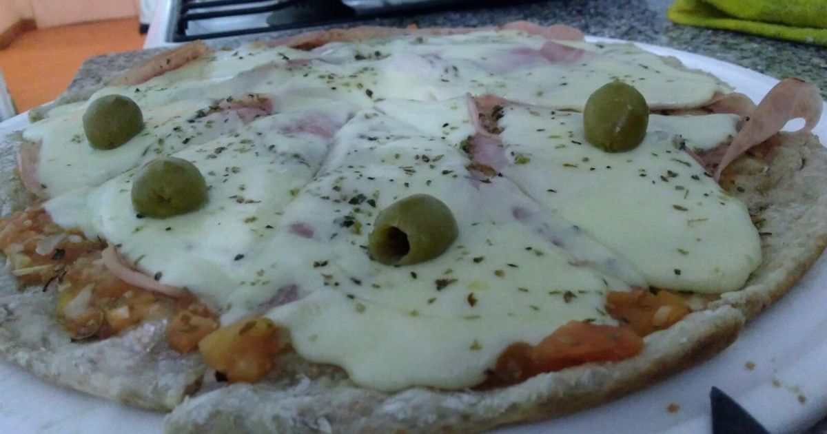 Pizza Light De Harina Integral Receta de Gaston Ariel García