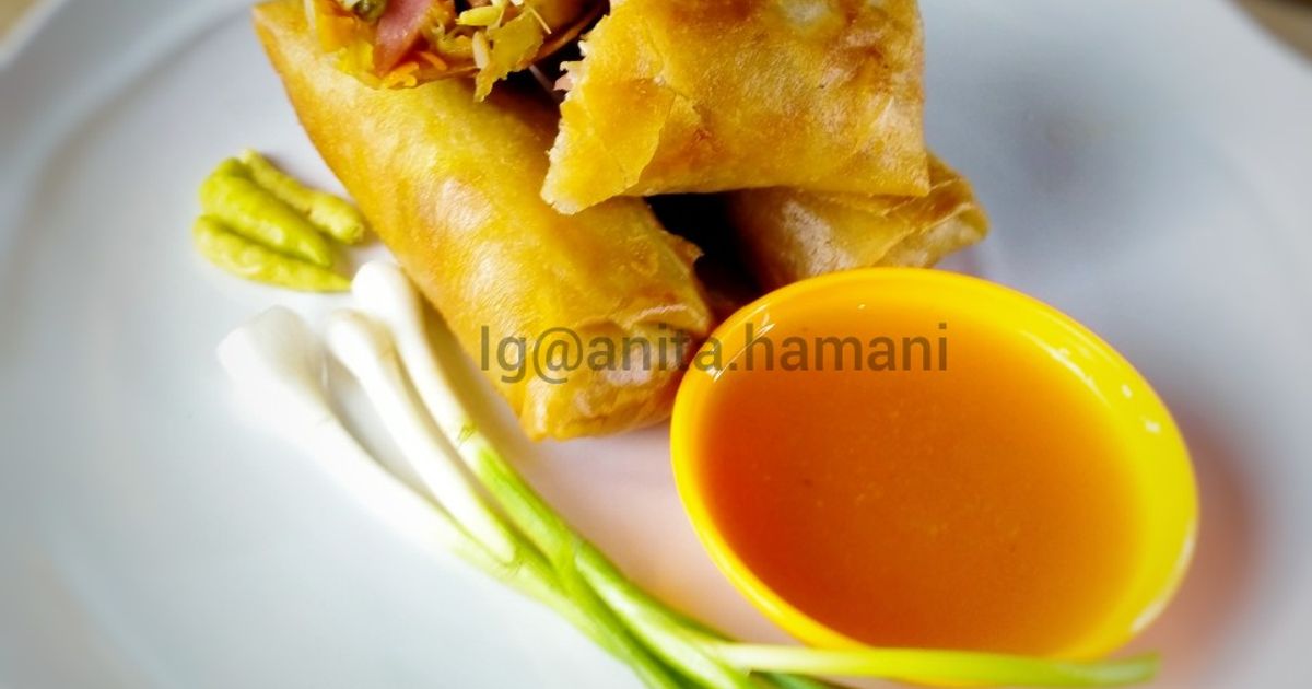 Resep lumpia isi sayur 1kg rumahan enak dan mudah - Cookpad