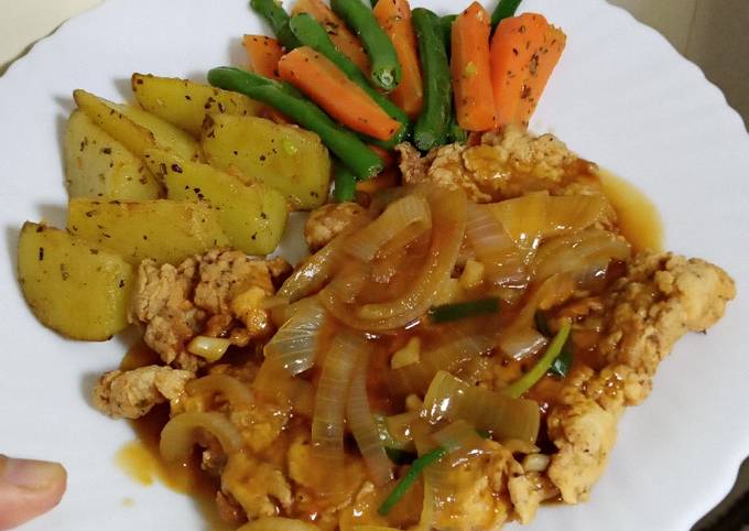 Resep Crispy Chicken Steak oleh Netz Bownetz - Cookpad
