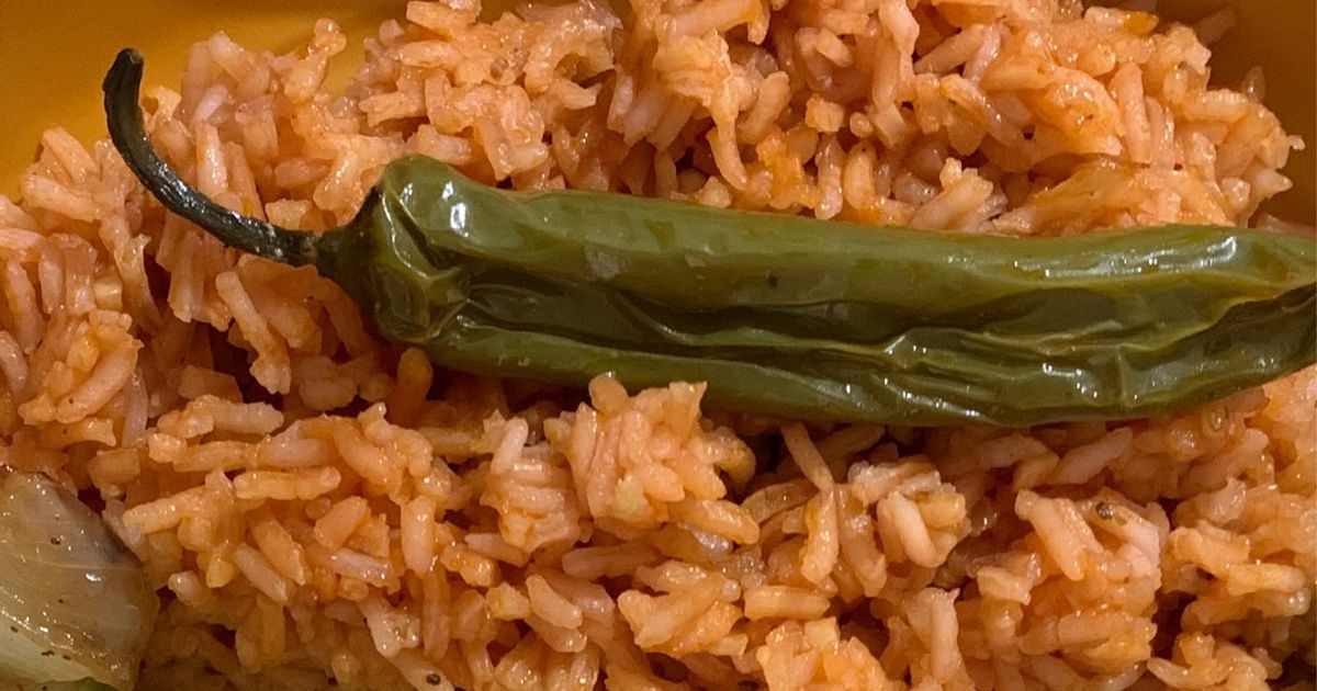 Arroz Rojo Receta de paty soto- Cookpad