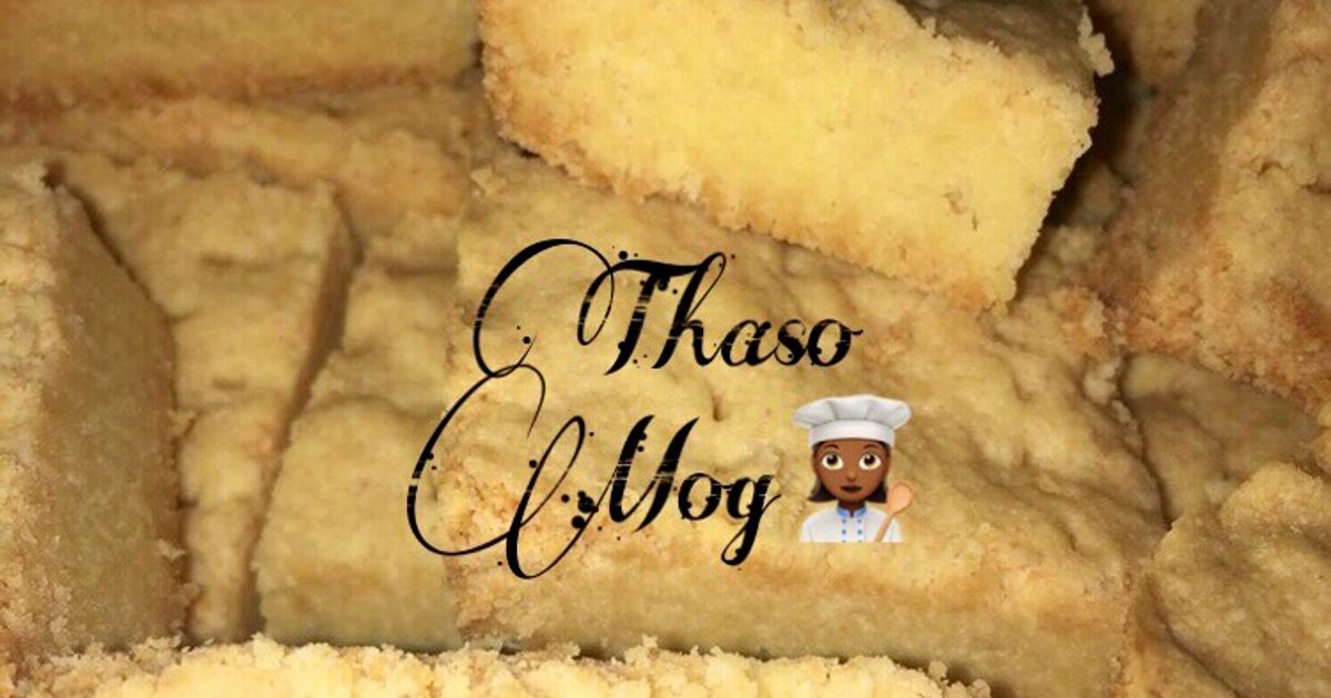 3 Ingredients Shortbread Cookies Recipe by Nthabiseng Mogola (Thaso Mog ...