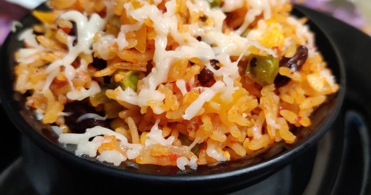 Potful Mexican Rice Recipe by Sapna (Dream's kitchen) 🍪 🥣🍱🧁🍴 - Cookpad