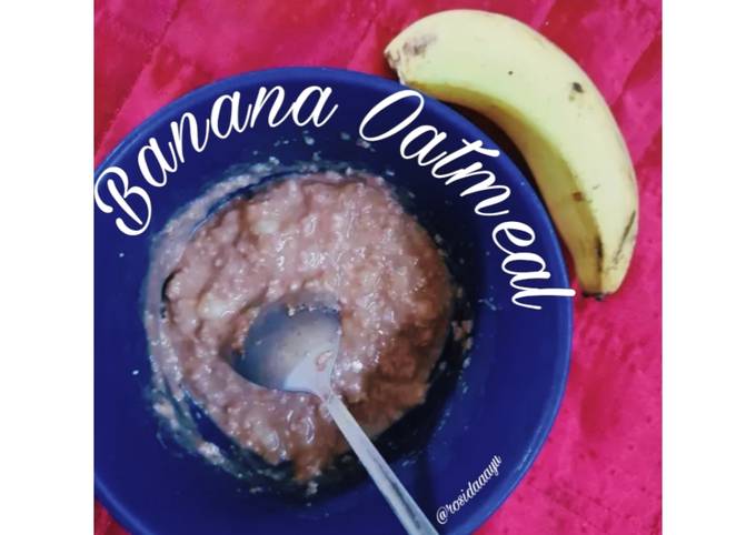 Resep Oatmeal Pisang oleh 로시 - Cookpad