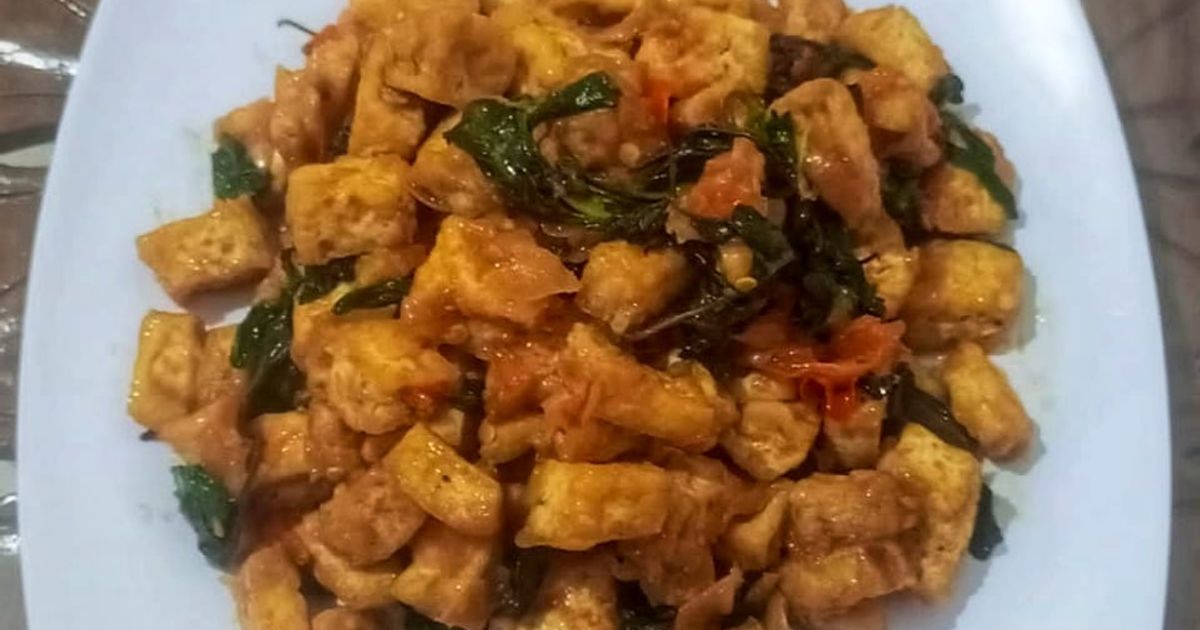 Resep Tumis Sambal Tahu Goreng Kemangi oleh Fitzaki Kitchen - Cookpad