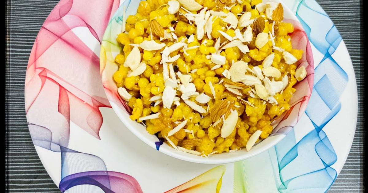 Sweet boondi Recipe by Travel with Hena - Cookpad