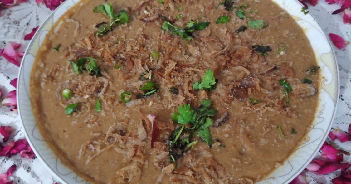 Beef Daleem/Haleem Recipe by Man o Salwa By Neelam Saleem - Cookpad