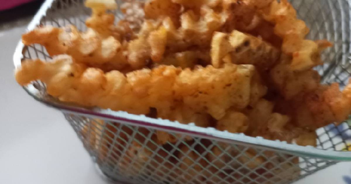 Papas rizadas con Tajín Receta de Maria Luisa Aguilar- Cookpad