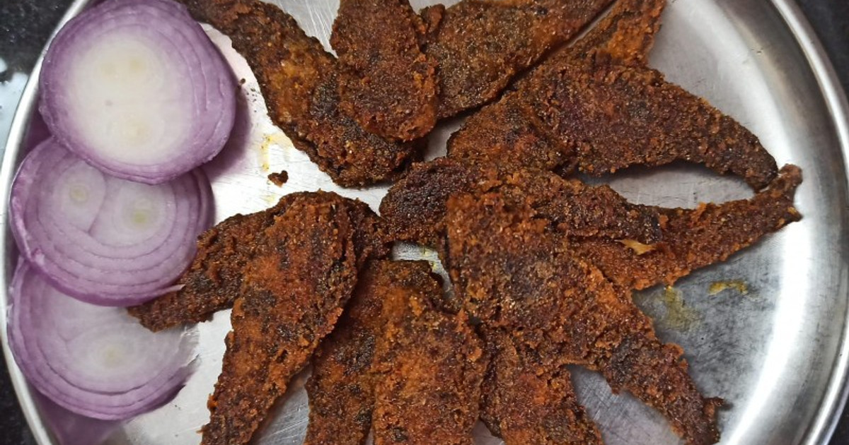 मांदेली मासा फ्राय (Mandeli Fish Fry Recipe In Marathi) रेसिपी Ganesh ...
