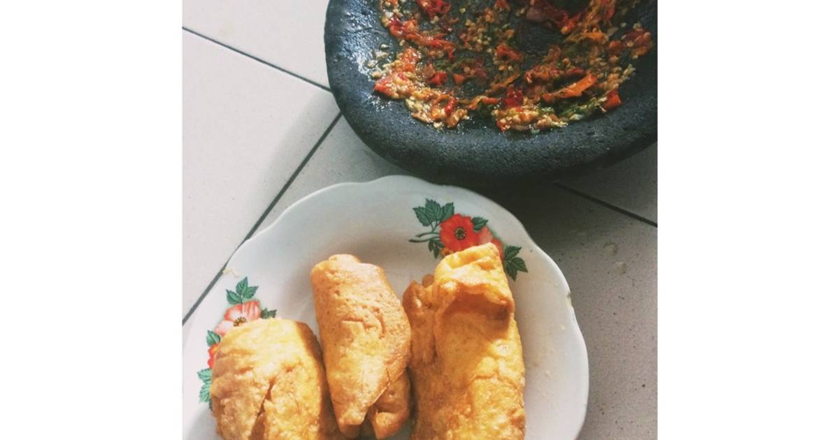 Resep Lumpia boom + sambal oleh Ragil Handayani - Cookpad