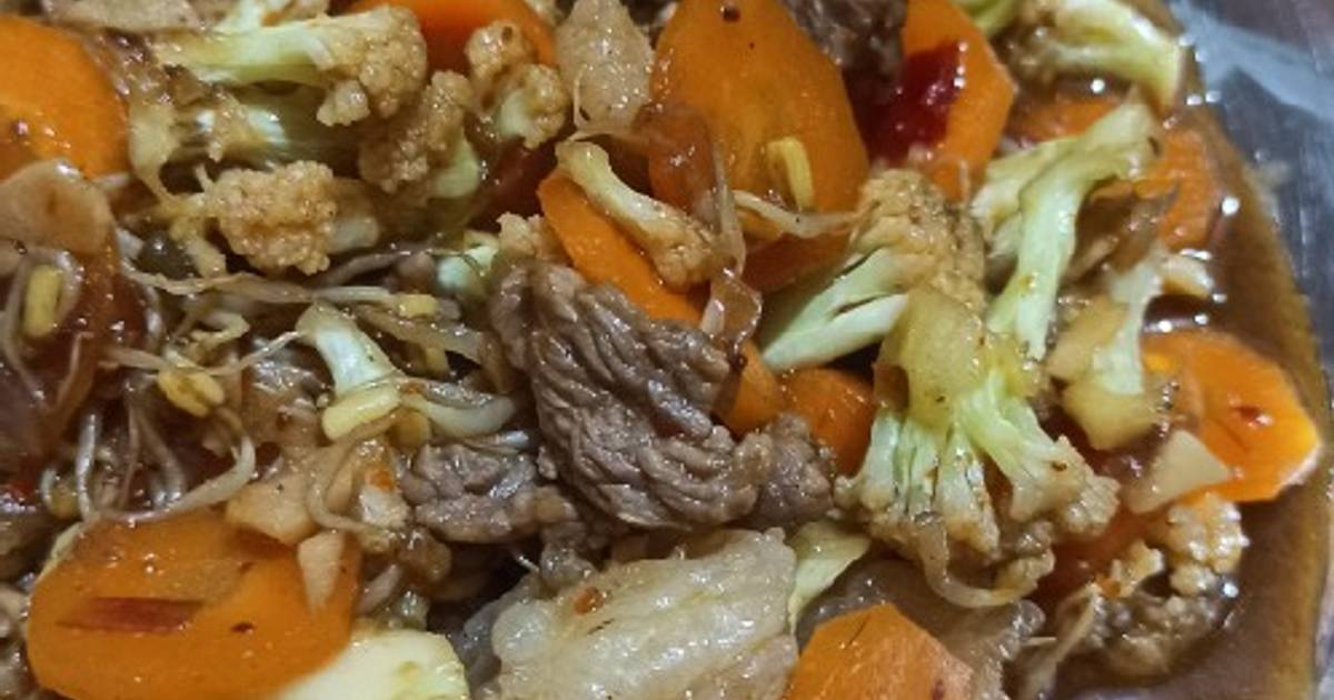 Resep Tumis Sayur Daging Sapi oleh mbuthaa modjoo - Cookpad