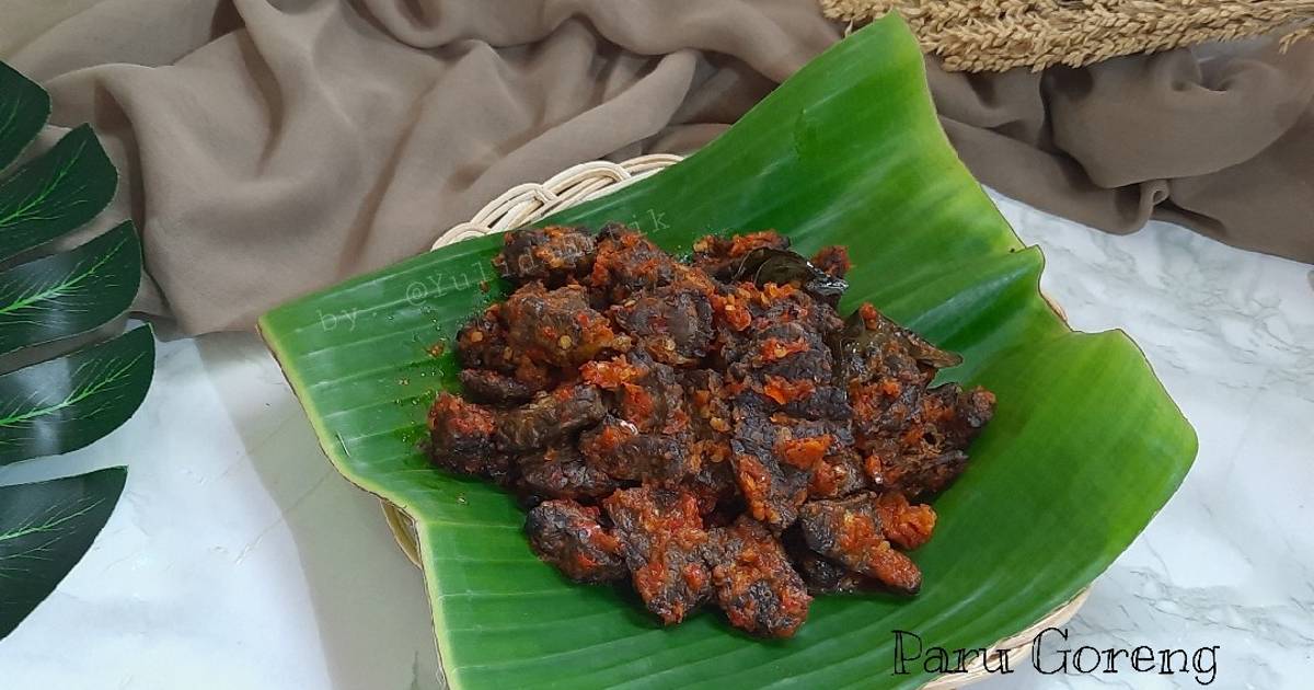 Resep Paru Goreng Balado oleh yulidaertik - Cookpad