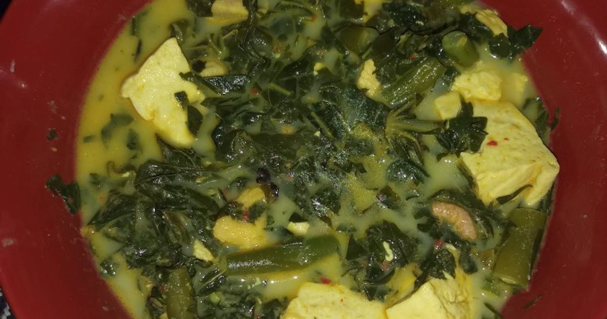 Resep Gulai daun singkong tahu oleh Anggie Anggraeni - Cookpad