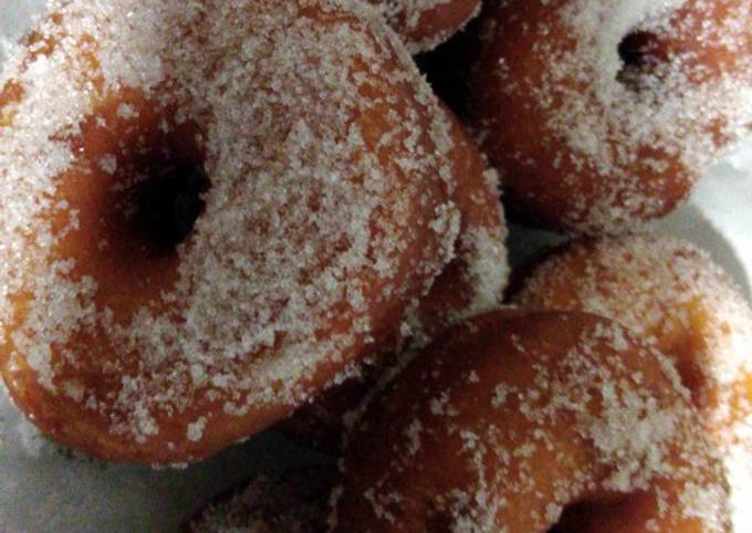 Donas fritas Receta de Cocina Aron y Mamá 👶🏼👩🏻😋🍪🍩🍰♥️- Cookpad