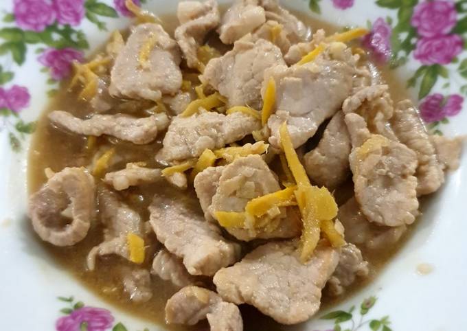 Resep Babi Tumis Jahe oleh Aileen Kowaas - Cookpad