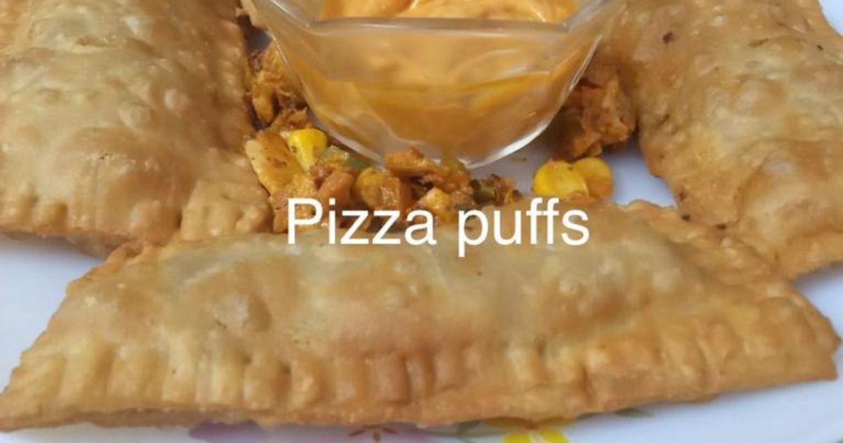 Pizza Puffs Recipe by Rita Mehta ( Super chef ) - Cookpad
