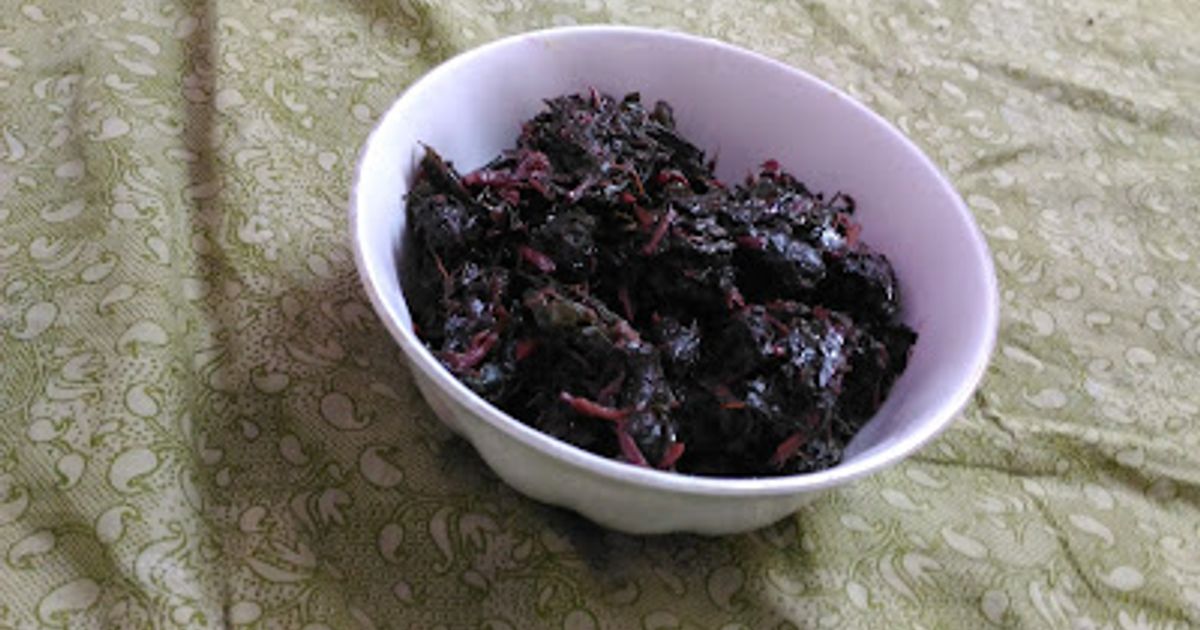 Laal Saag / Bhaji Recipe by Mukti Sahay - Cookpad