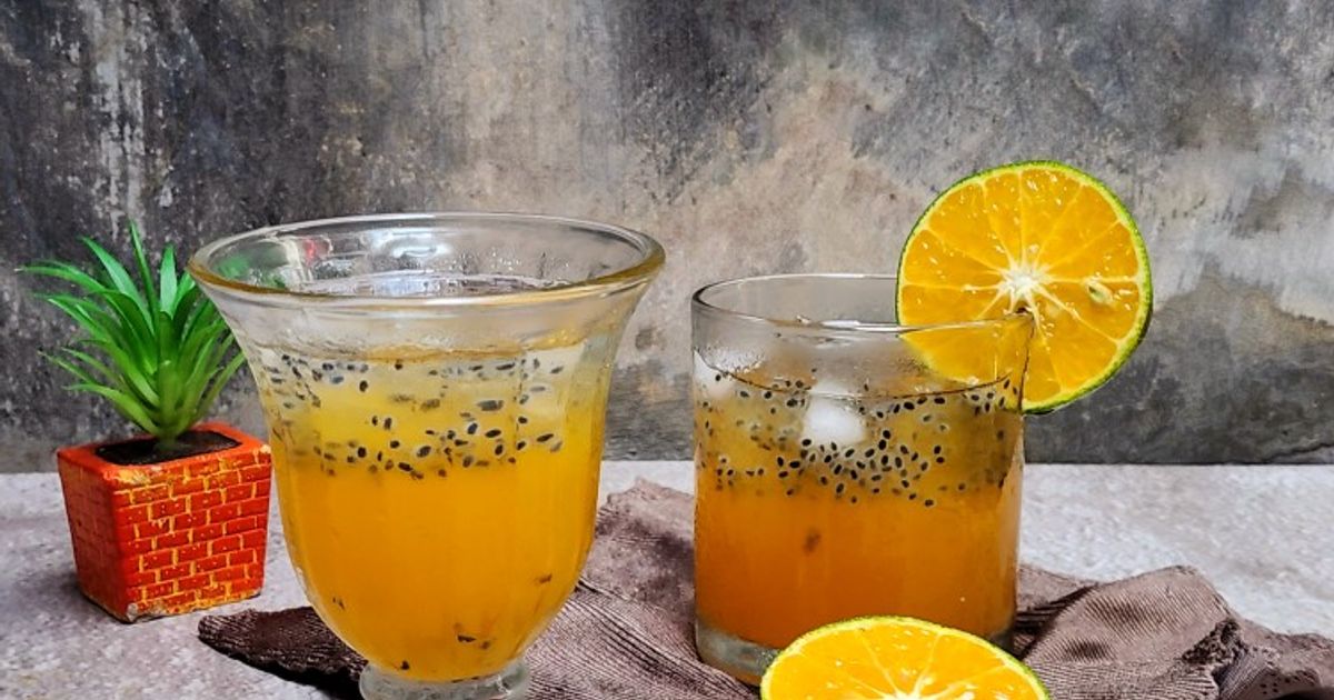 Resep Es Jeruk Selasih oleh Sri Dahliani - Cookpad