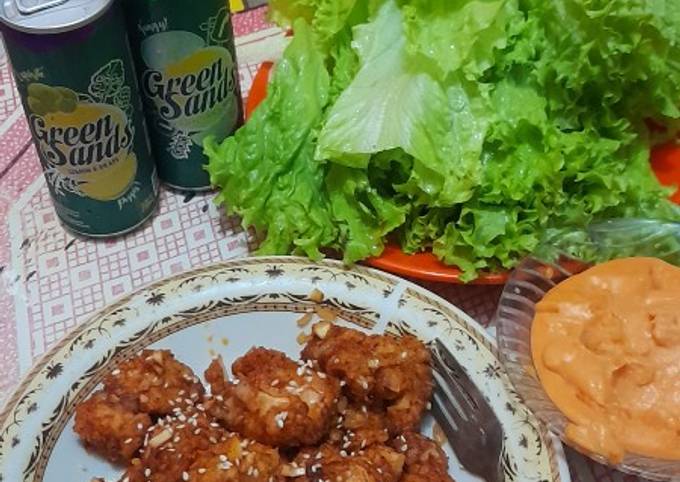 Resep Korean Spicy Chicken + Saus Keju ala Richeese oleh Cahyani ...