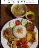 Resep nasi rames lezat mudah lengkap dengan lauknya