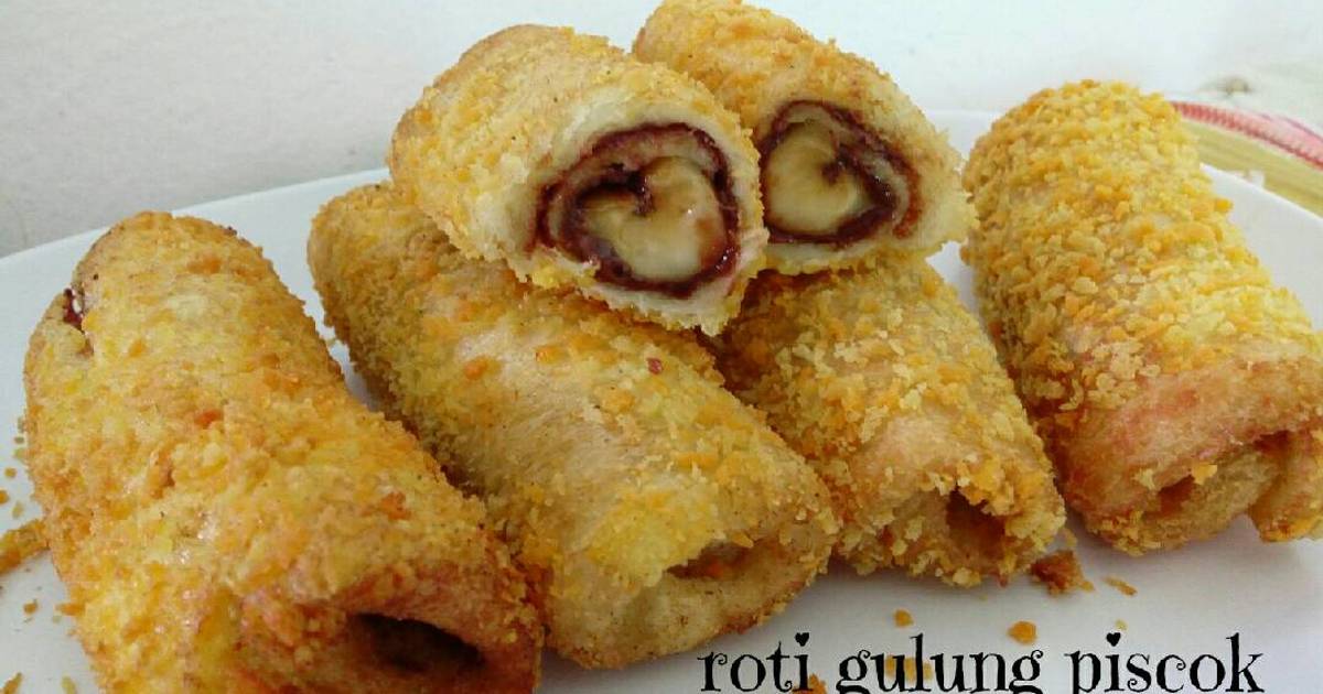 Resep roti gulung piscok oleh y00nie - Cookpad