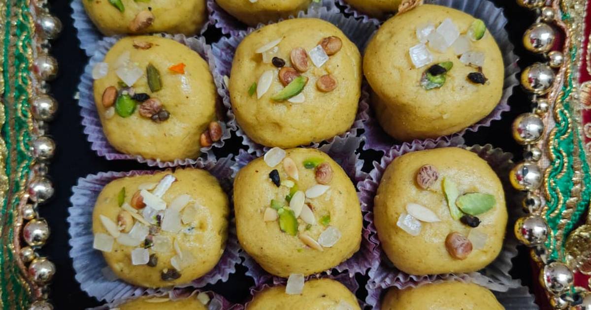 रजवाड़ी मगदल (rajwadi magdal recipe in Hindi) रेसिपी बनाने की विधि in ...