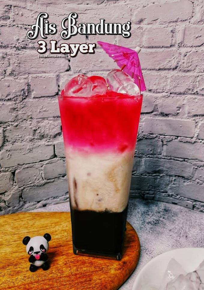 Resipi Ais Bandung 3 Layer oleh Julia ALeen Aireish - Cookpad