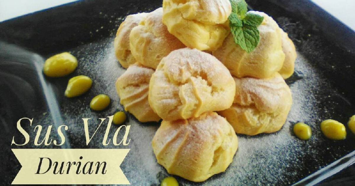 Resep Sus vla durian oleh Maccby_kitchen - Cookpad